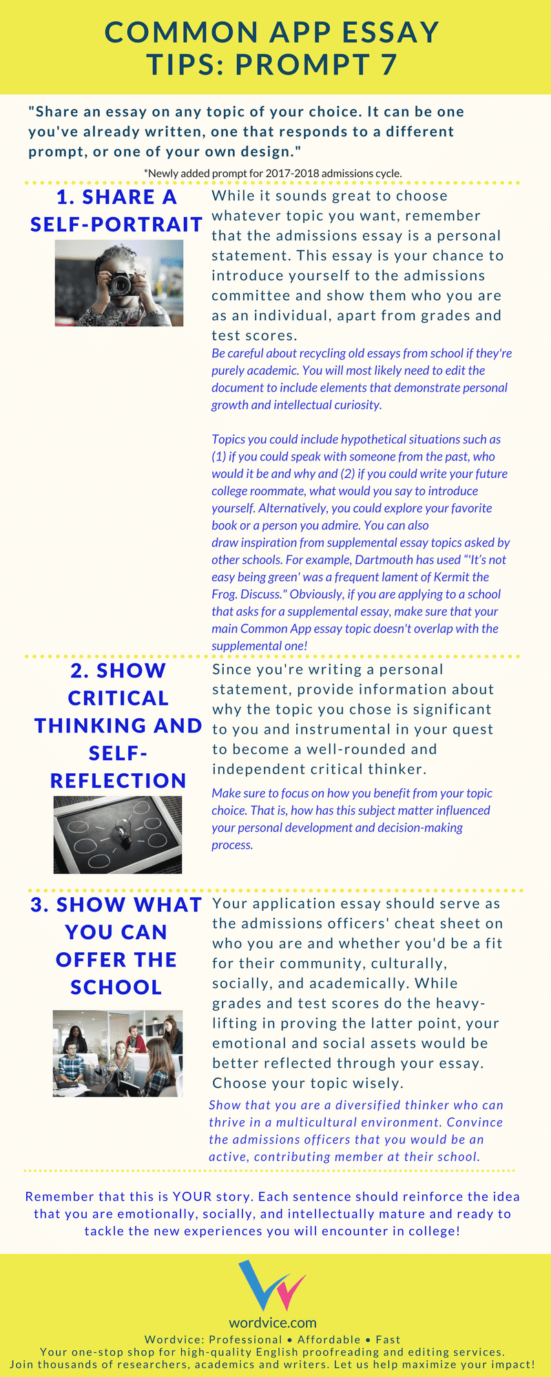 2021 2022 Common App Essay Share A Topic Of Your Choice Wordvice