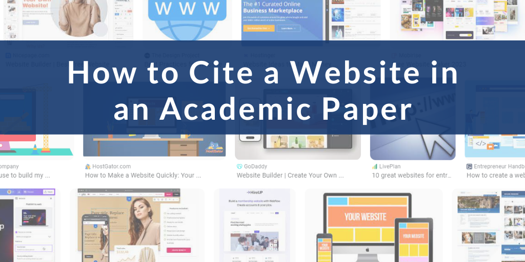 How to Cite a Website | APA, MLA, Chicago & Vancouver - Wordvice
